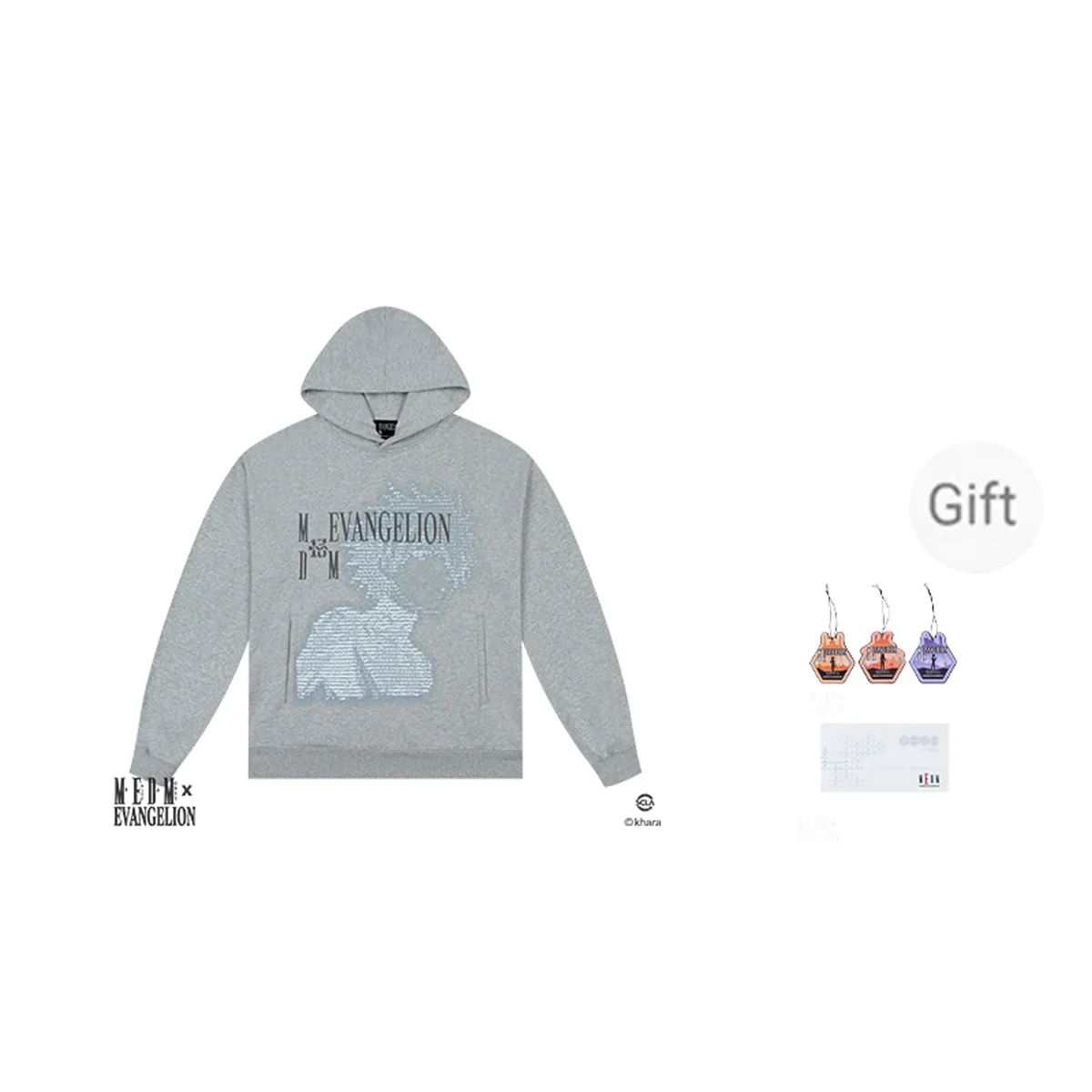 Eva X MR.ENJOYDA MONEY MEDM X EVA Collaboration Sweatshirts Unisex Gray ...